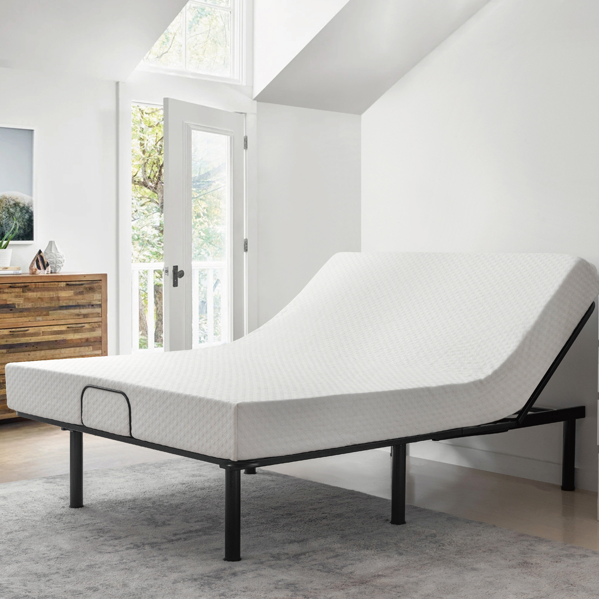 Wayfair Sleep™ Wayfair Sleep 15" Basic Adjustable Base with Wired Remote and Head Adjustment ...